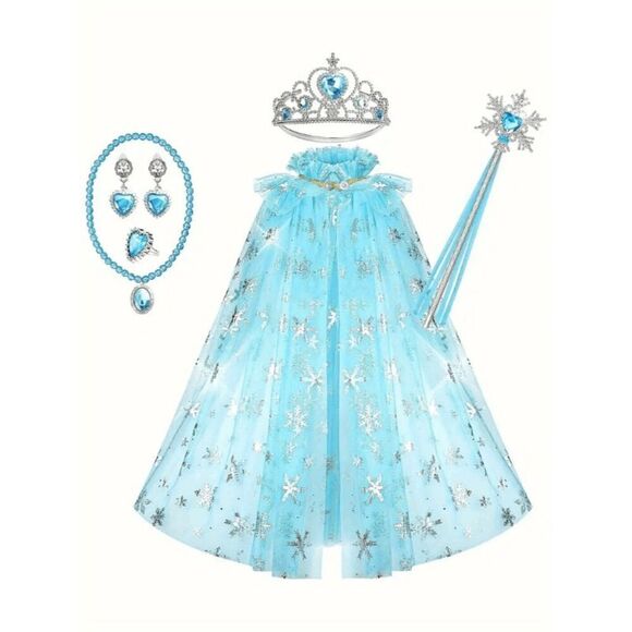 No Brand | Costumes | Brand New Princesselsa Frozen Cape And ...